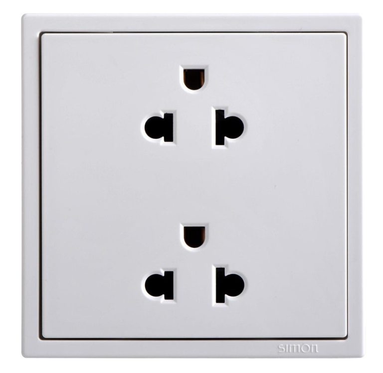 Simon I7 ổ cắm đôi 3 chấu 16AX - 250VAC (có khung đi kèm) - Thiết bị ...
